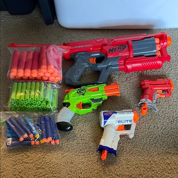 Nerf | Toys | Nerf Blaster Bundle | Poshmark
